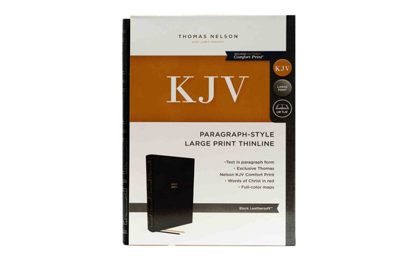 KJV Holy Bible: Paragraph-style Large Print Thinline Bible – BibleStore