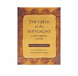 The Greek of the Septuagint: A Supplemental Lexicon – BibleStore