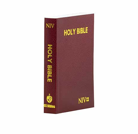 NIV Holy Bible Compact Burgundy – BibleStore