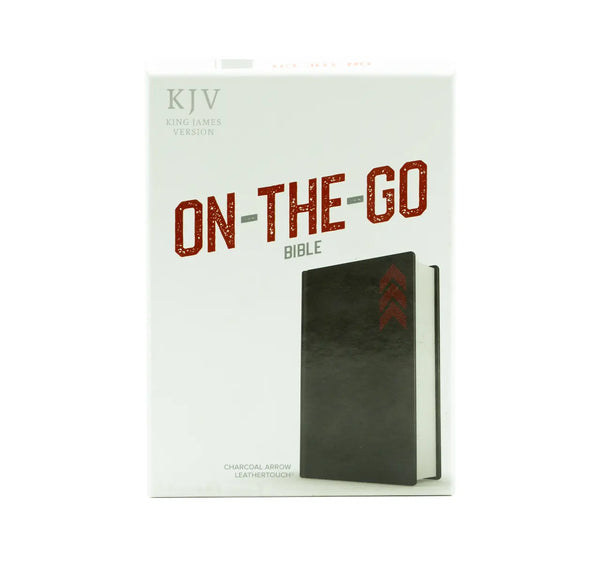 KJV On-the-Go Bible, Charcoal Arrow – BibleStore