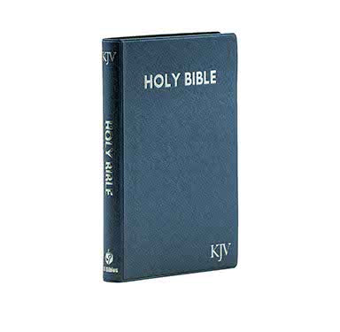 KJV Medium Pearl vinyl Indexed Blue – BibleStore